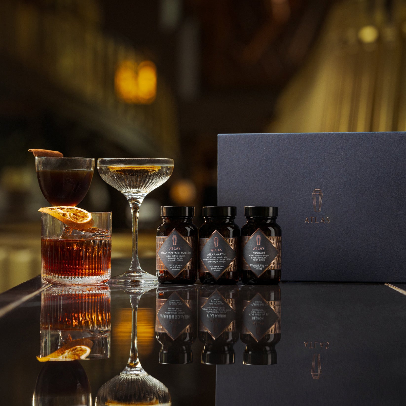 Three Cocktail Flight – The ATLAS Shop